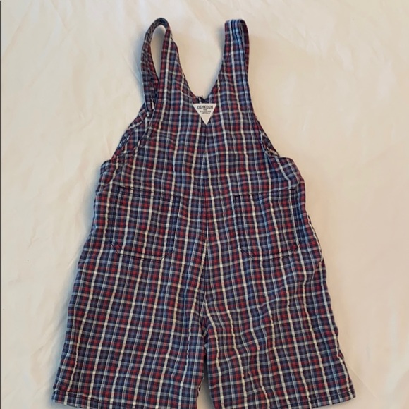 OshKosh B'gosh | Bottoms | Osh Kosh Red White And Blue Overalls | Poshmark